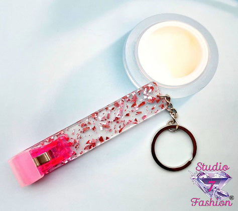 Pink Glitter Glam Card Grabber Keychain – Studio7Fashion Shop